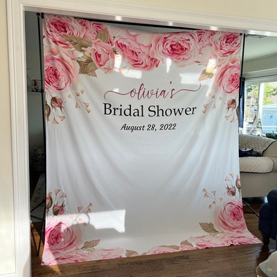 Bridal Shower Backdrop, Bridal Shower Backdrop for Photos, Bridal ...