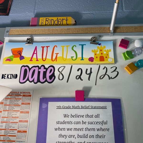 Classroom Magnets for Whiteboard | Magnetic Titles for Whiteboard ...