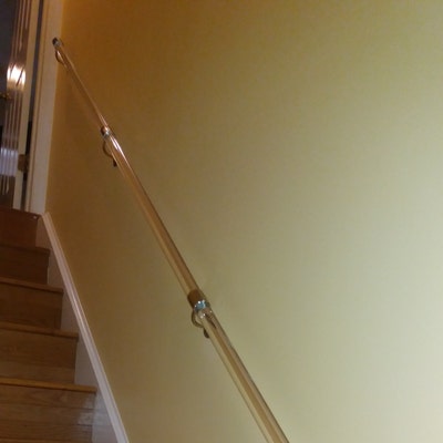 Custom Lucite Stair Railing or Handrail by Luxholdups in Polished ...