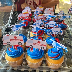 Breakdance Cupcake Toppers, Dance Crew Decor, Breakdancing Toppers, B ...