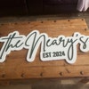 Large Last Name Sign, Cut Out Last Name Sign, Wedding Name Sign, Double ...