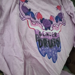 Genderfluid Pride Shirt Gender Druid Unisex T-shirt Gender Fluid Queer ...