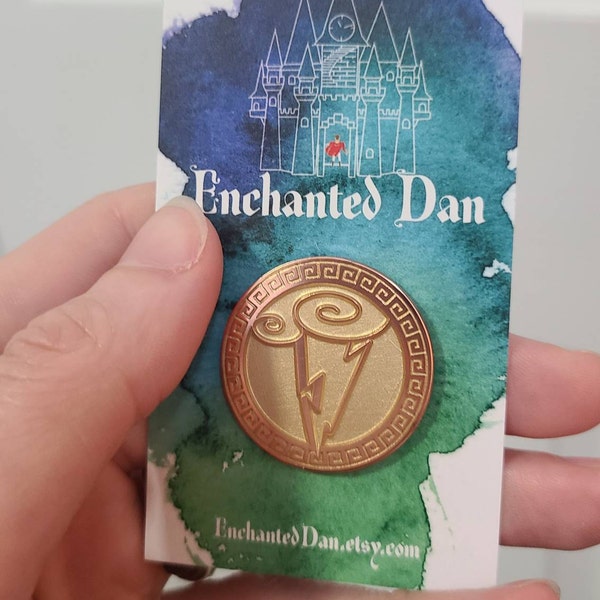 Symbol of the Gods Inspired Hard Enamel Pin - Etsy