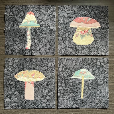 Mushroom Foundation Paper Piecing Patterns - Etsy