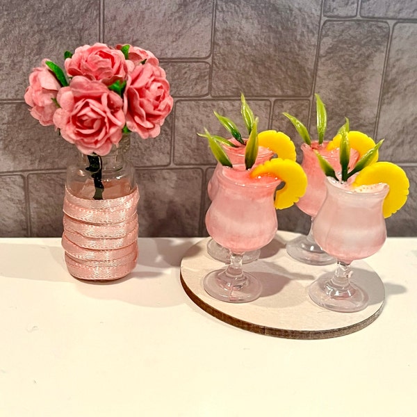 1:6 Playscale Tropical Drinks for Dolls, Elf Prop, Drinks for Dolls 10 ...