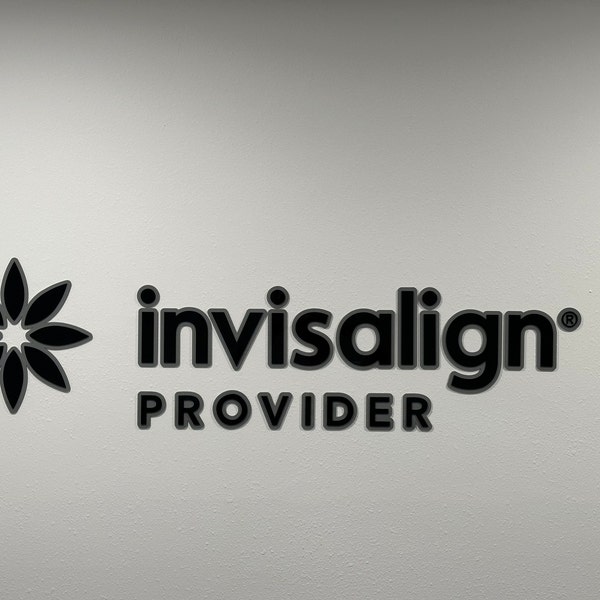 Invisalign Provider Logo Sign, 3D Laser Cut Logo Sign, Personalized ...