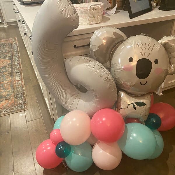 DIY Large Koala Balloon Sculpture, Koala Balloon Stack, Koala Sculpture ...