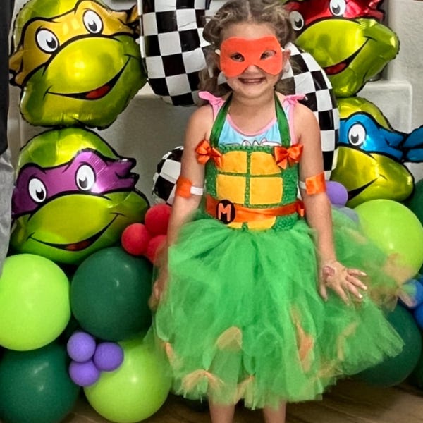 Teenange Mutant Ninja Turtle Inspired Tutu/tmnt Inspired Costume/tnmt ...