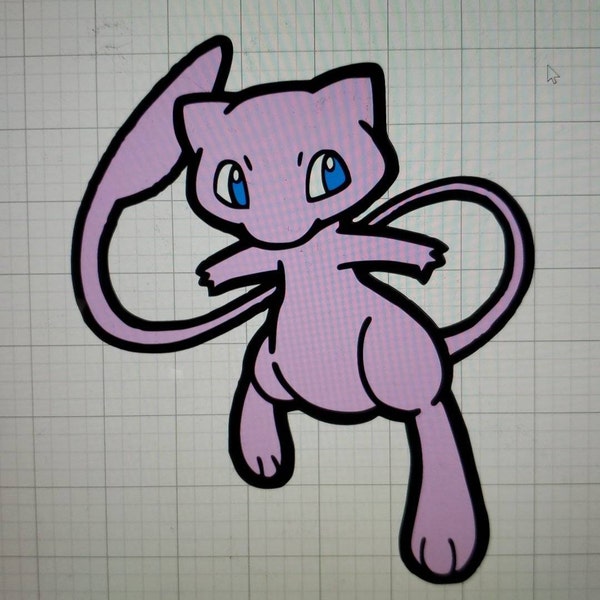 Mew - SVG CUT FILE - Etsy