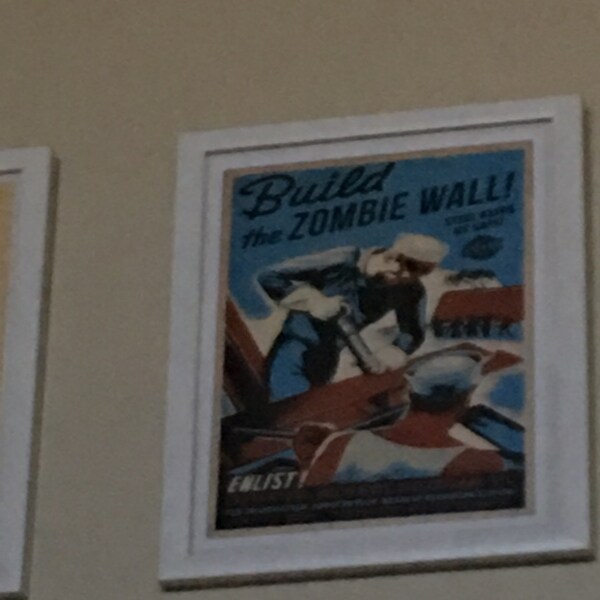 Art Print, Zombie Art, Digital Print, Zombie Apocalypse, World War II ...