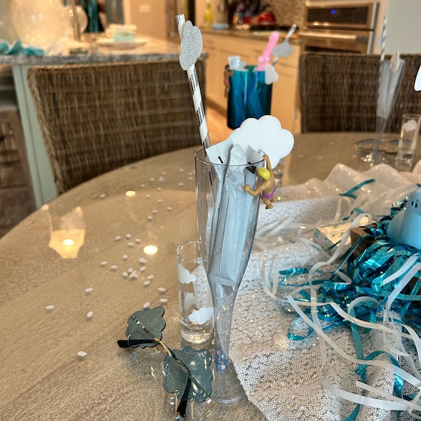 Cloud Nine Theme Shot Glasses Bachelorette Party, Bridal Shower ...