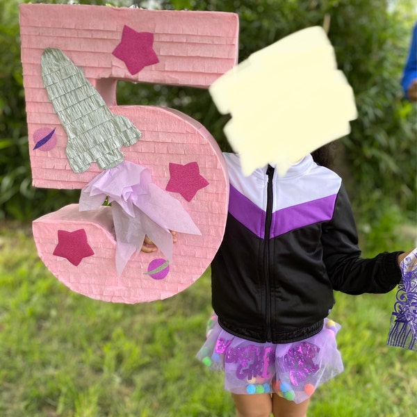 Out of Space Number Pinata 23"x14" - Etsy