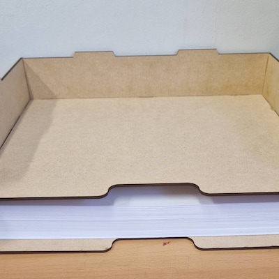 Stacking Paper Tray SVG CNC and Laser Cut File - Etsy