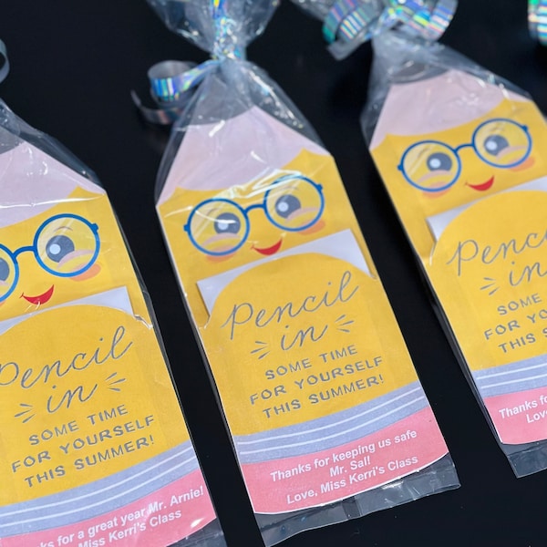 Pencil Gift Card Holder Printable, Teacher Gift, Teacher Appreciation ...