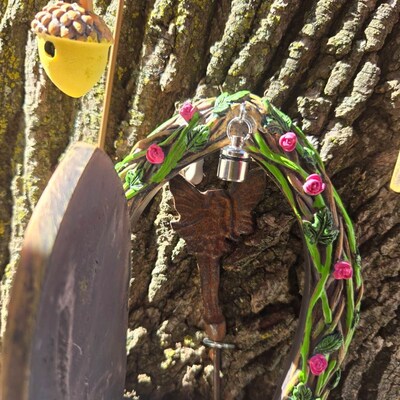 Tree Faces Tree Hugger Yard Art Garden Decoration unique Glow in the ...