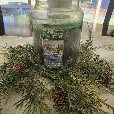Christmas Winter Stem, Long Needle Pine Natural Pinecone, 16' Long ...