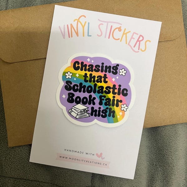 Chasing That Scholastic Book Fair High, Nostalgia Stickers for Kindle ...