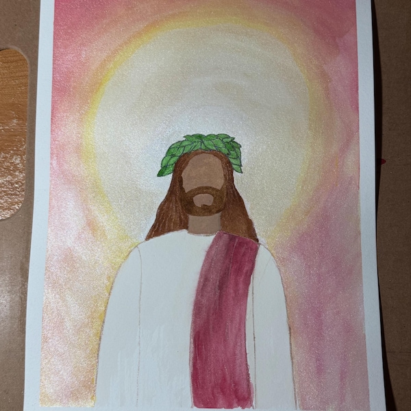 Jesus Painting Tutorial - Etsy