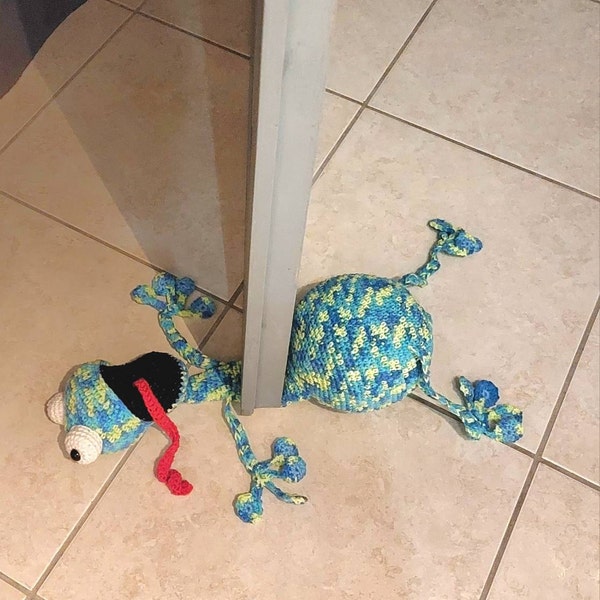 The Original Squashed Frog Door Stopper Amigurumi Instant Download PDF ...
