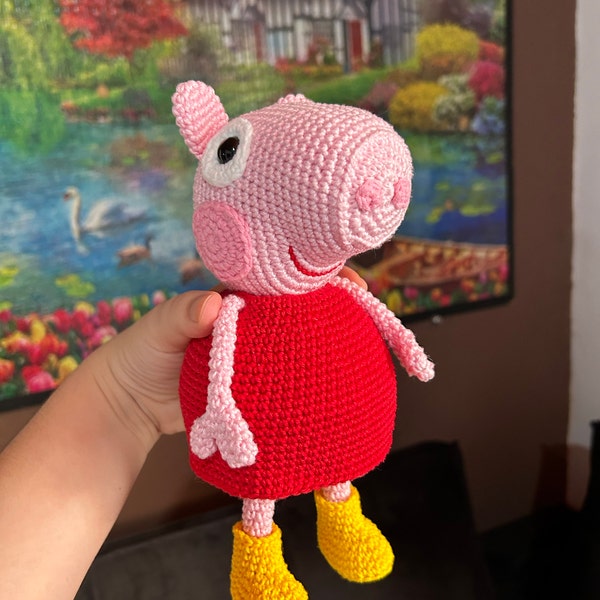Peppa Pig, Wellies and Teddy Bear Crochet Pattern NOT A FINISHED TOY ...