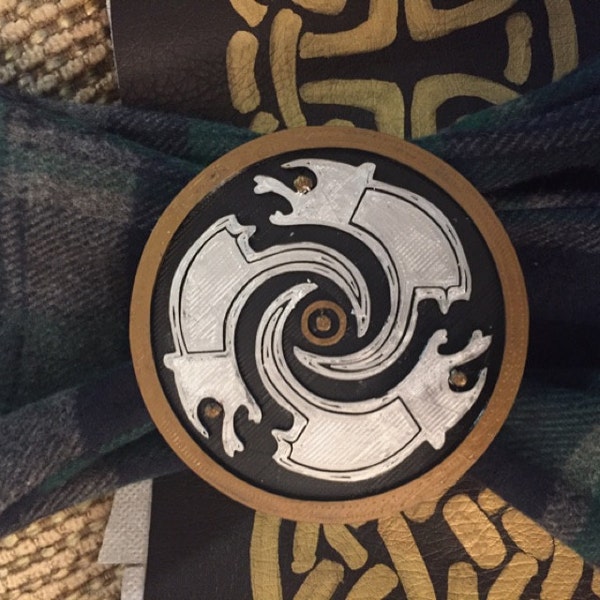 Brave Inspired Merida Celtic Bear Design Belt Centre - Etsy