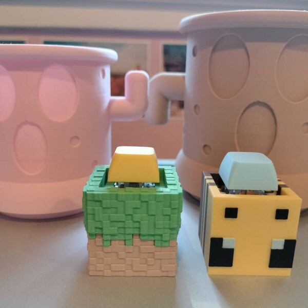 Cute Cozy Round Gaming Controller Planter | Gaming Desk Accessory ...