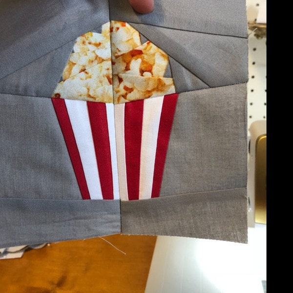 Popcorn Pattern, Popcorn Quilt Block Pattern, PDF Instant Download ...