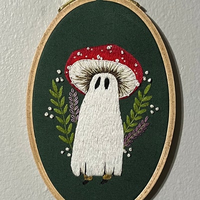 Custom Fungi/mushroom Embroidery and Home Decor - Etsy