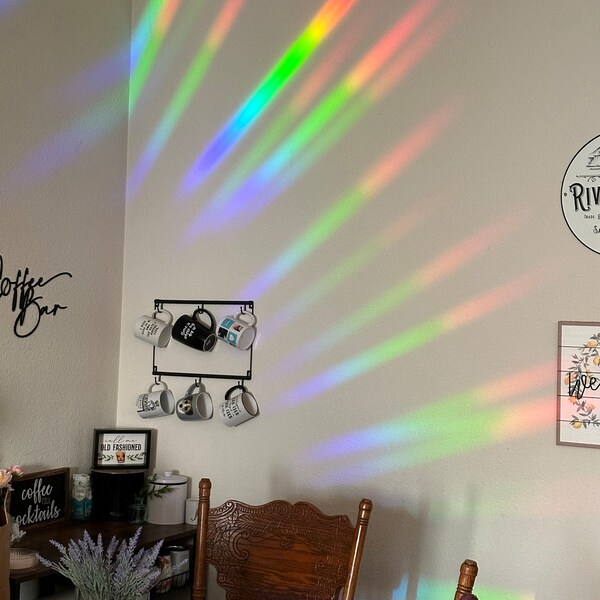 Magical Bookshelf Suncatcher Window Sticker | Floral Book Rainbow Maker ...