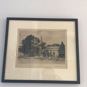 Peverel Castle castleton or Peak Castle, Derbyshire Original Antique ...