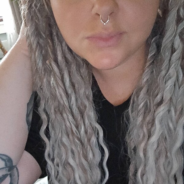 Synthetic Brown Curly Dreads Hand Made Dreads Dreadlock Extensions Full ...