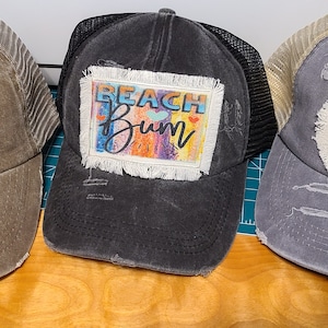 Sublimation Raggedy Patch Blank Frayed Embroidered Edge Hat Patches ...