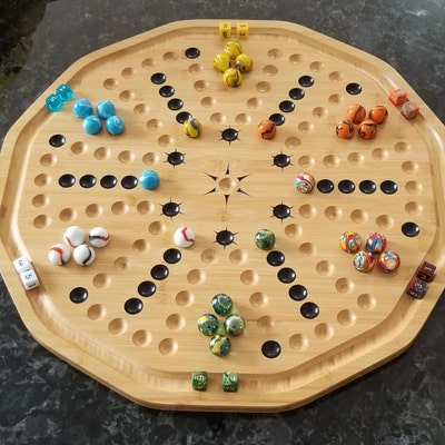 4 Person Extra Large Cribbage Board With Large Metal Pegs, FREE ...