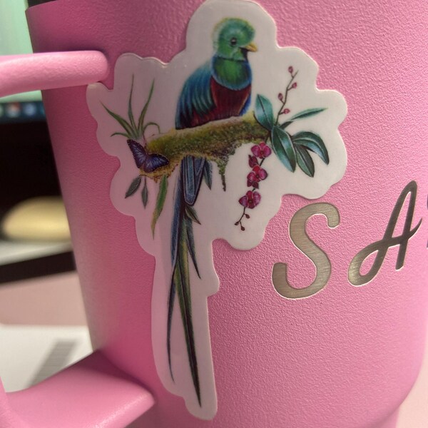 Quetzal Sticker, Quetzal, Guatemala Sticker, Guatemalan, Bird Sticker ...