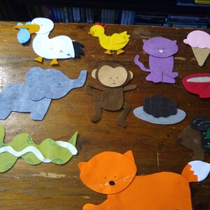 Turkey Wore His Rainbow Feathers Felt Board Story Felt Turkey ...