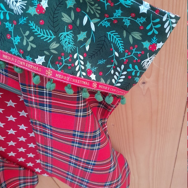 Red (royal Stewart Small) - Tartan Fabric - Polyviscose - Metre/half ...