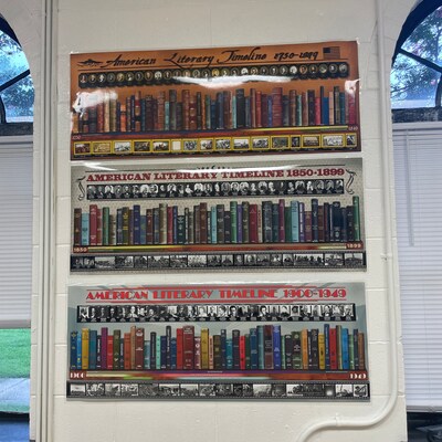 American Literary and History Timeline Set. Educational Discount ...