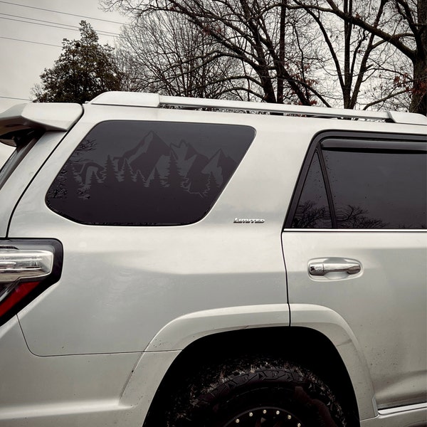 Fit for 2010-2023 Toyota 4runner Precut Outdoor Forest Mountain Scene ...