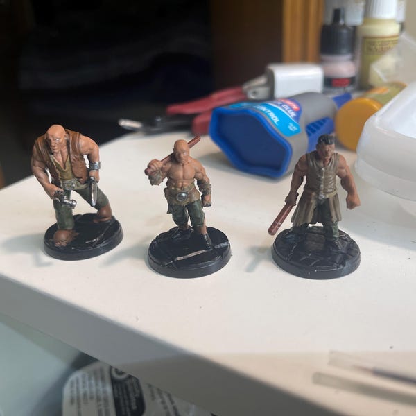 Thugs 3D Printed Resin Miniature | Tabletop Role Playing | Dungeons and ...