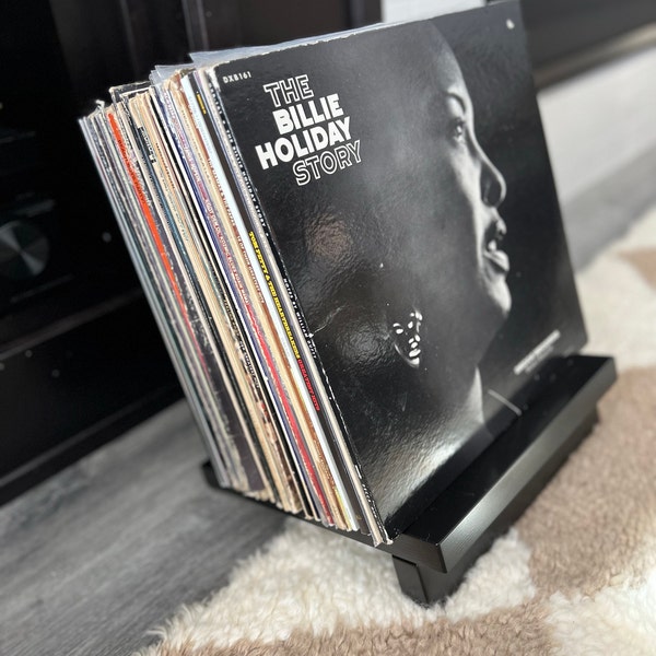 Audio Rack With Adjustable Oak Shelves / Record Player Stand / Media ...