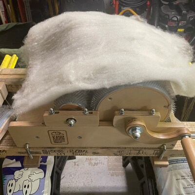 Wool Picker Fiber Collector Fibre Comb Fleece Collector preparation to ...