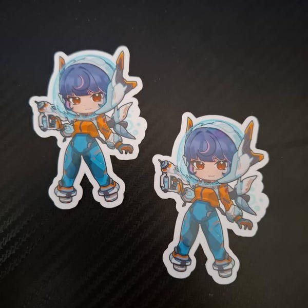 Sameko Saba Vinyl Sticker and Charm - Etsy