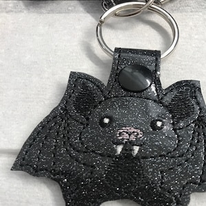 Bat Keychain, Bat Key Chain, Bat Zipper Pull, Bat Gift, Bat Bag Tag ...