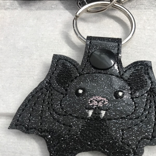 Bat Keychain, Bat Key Chain, Bat Zipper Pull, Bat Gift, Bat Bag Tag ...