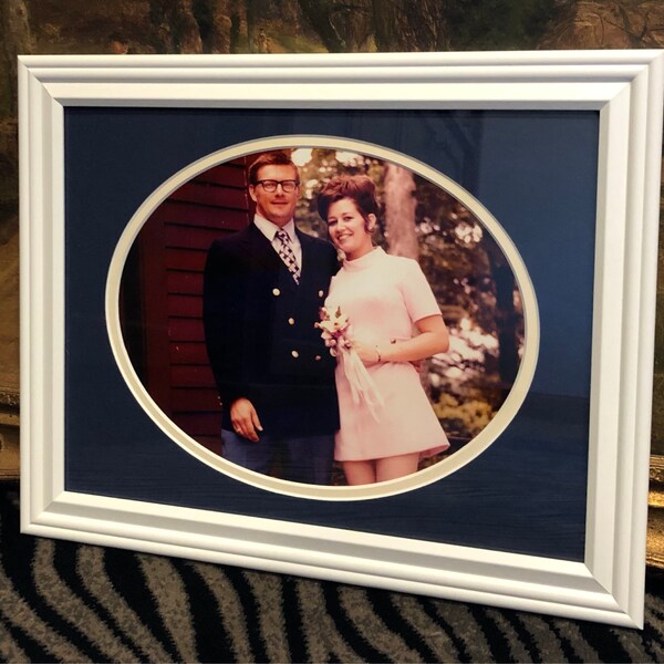 Picture Framing Mat Oval Opening Two Layer Matting Choose Size & Color ...