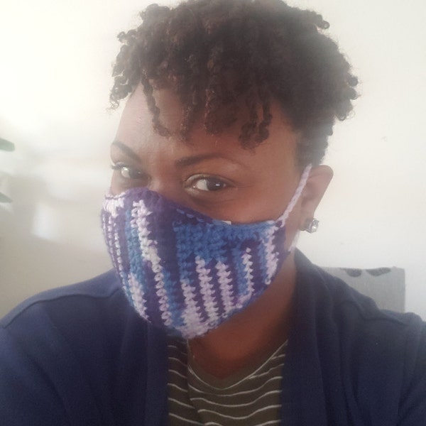 Easy Crochet Face Mask Cover Pattern // Instant PDF Download - Etsy