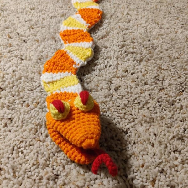 Snake Bookmark Crochet Pattern | Amigurumi PDF Pattern - Etsy