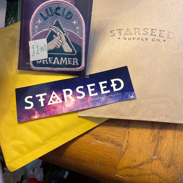 Lucid Dreamer Patch - Metaphysical Fashion Accessory - 3" Iron on ...