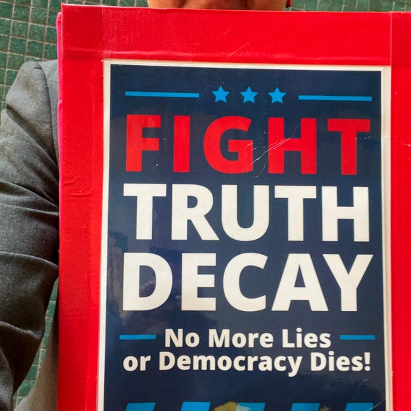 Fight Truth Decay PRINTABLE Protest Poster | No More Lies, Anti Trump ...