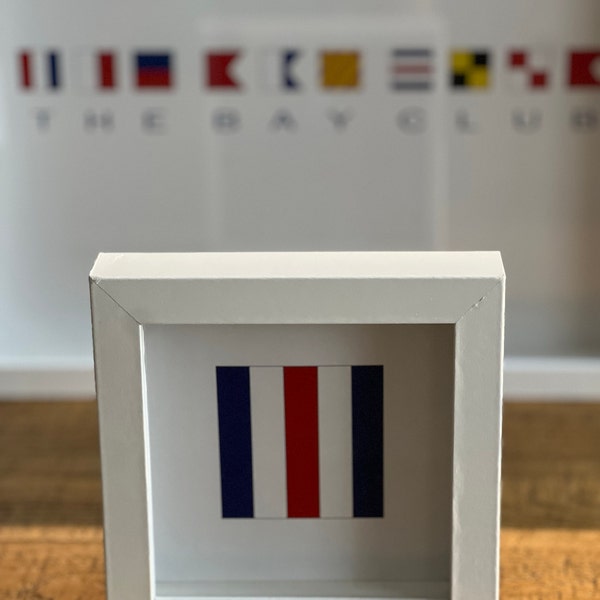 Set of ANY 4 Nautical Flags 5x5 (square), 8x8 (square) or 8x10 Prints ...